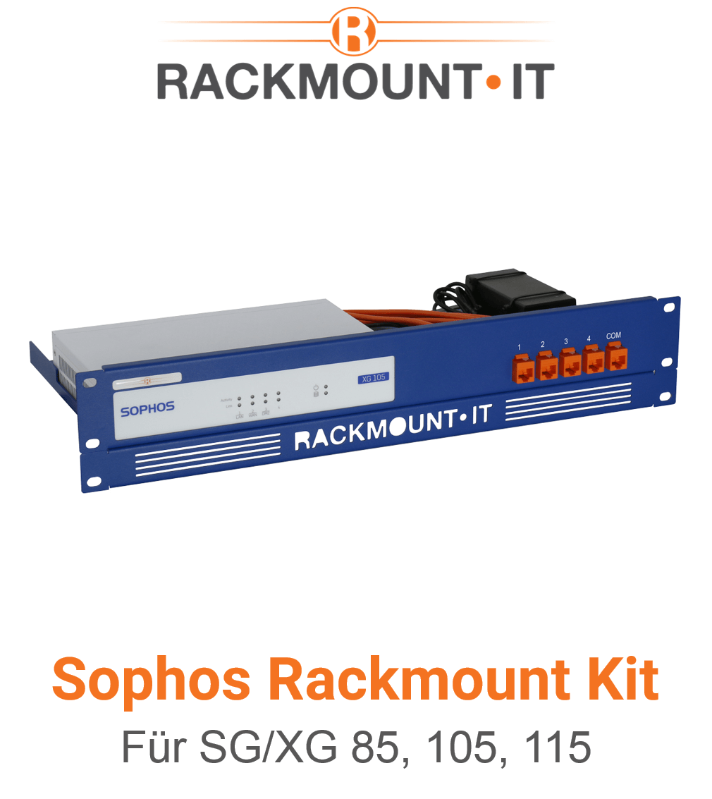 Rack Mount IT Kit für Sophos SG/XG 85, 105, 115 (End of Sale/Life) | XG ...
